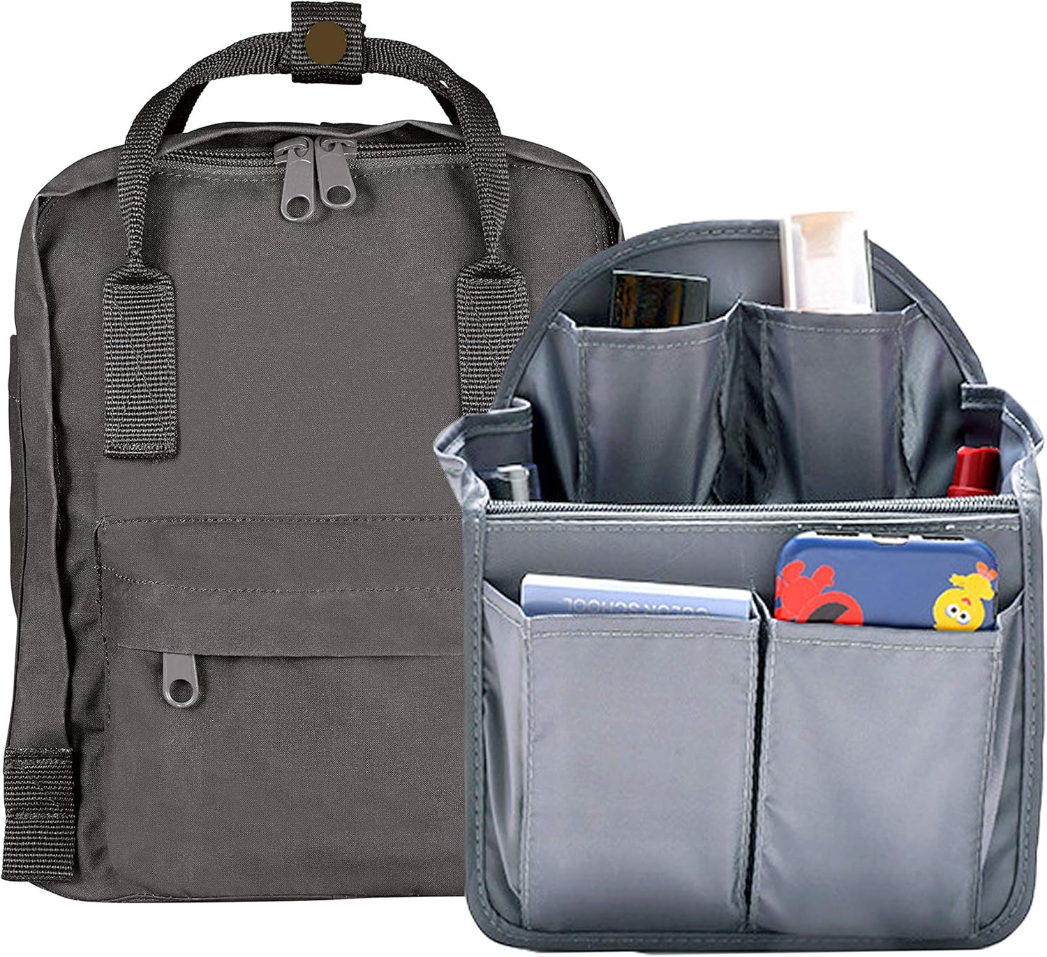 Backpack Insert Organizer Small, Pulama Cute Girl Bag In Bag Fit For ...