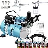 Amazon.com: Master Airbrush Cool Runner II Dual Fan Air Compressor ...