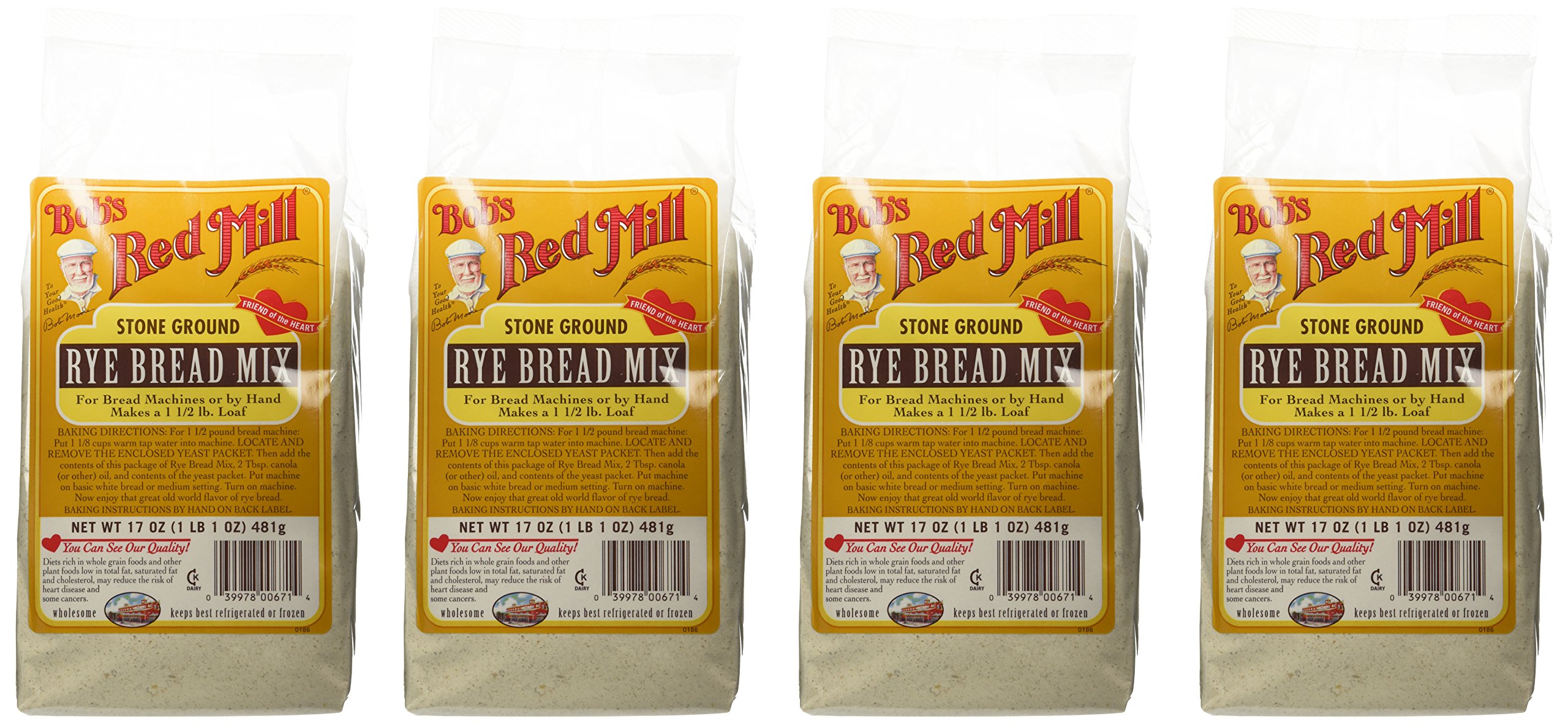 Amazon.com : Bob's Red Mill 10 Grain Bread Mix, 19-ounce (Pack of 4 ...