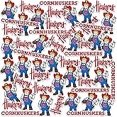 Amazon.com: University of Nebraska Mixed 50ct Vinyl Large Deluxe ...