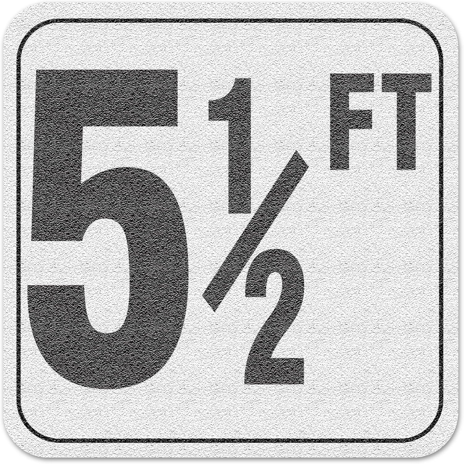 Mua Aquatic Custom Tile, 5 1/2 FT Pool Depth Markers, 6x6 Inches w/ 4 ...