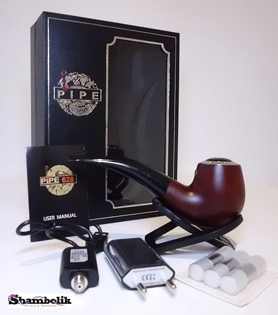 E-pipe électronique CLASSIC STYLE-628- sans nicotine ni tabac: Amazon ...