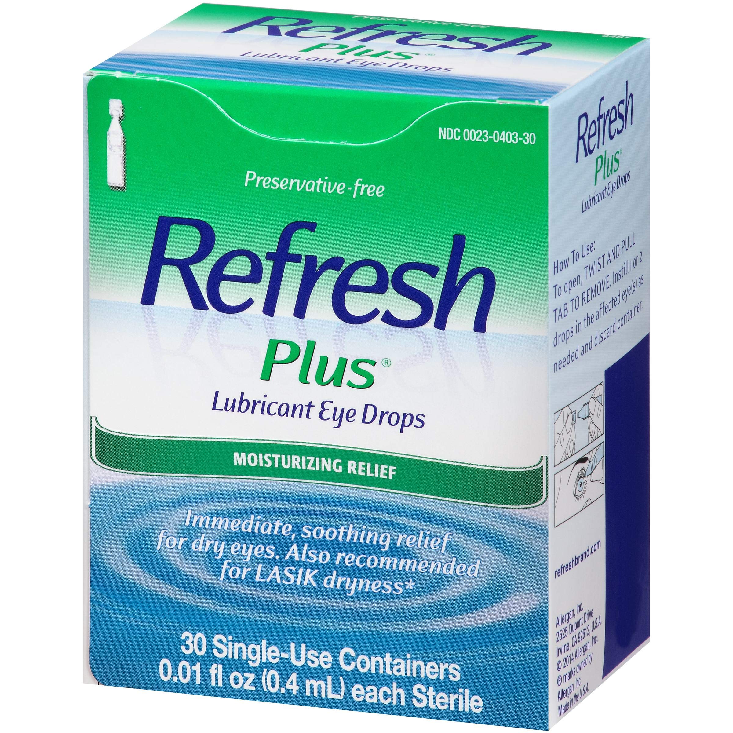 Mua Plus Lubricant Eye Drops, Box of 30 Refresh Plus Lubricant Eye ...