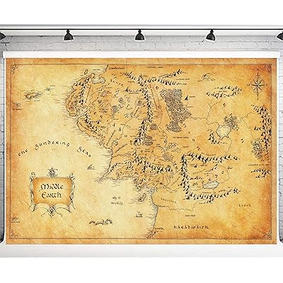 PHMOJEN Middle Earth Map Backdrop for Photography Nepal | Ubuy