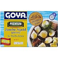 Amazon.com : Goya Foods Octopus Style Squid Pieces in Garlic Sauce, 4 ...