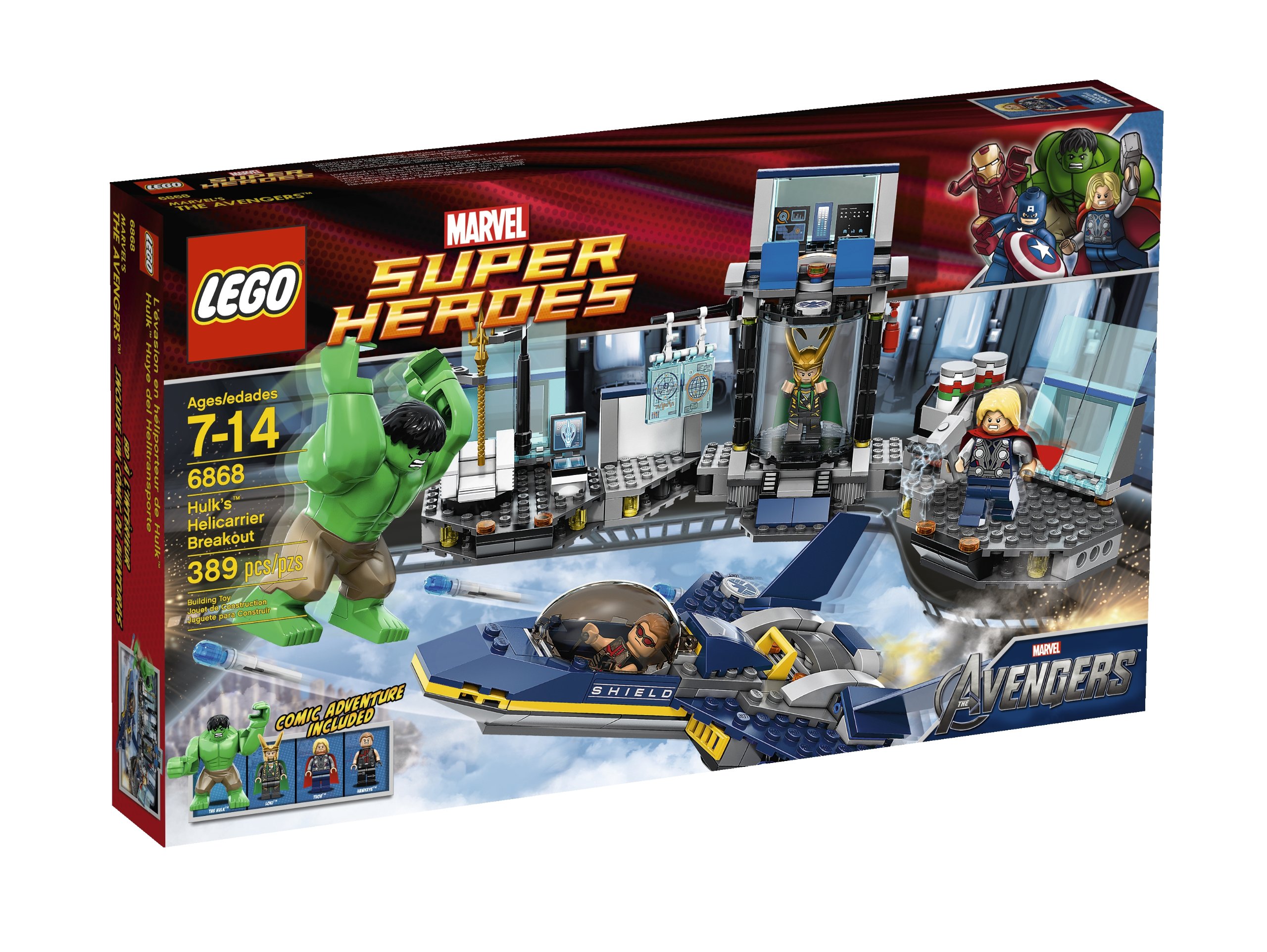 Mua LEGO Hulk Helicarrier Breakout 6868 trên Amazon Mỹ chính hãng 2024 ...