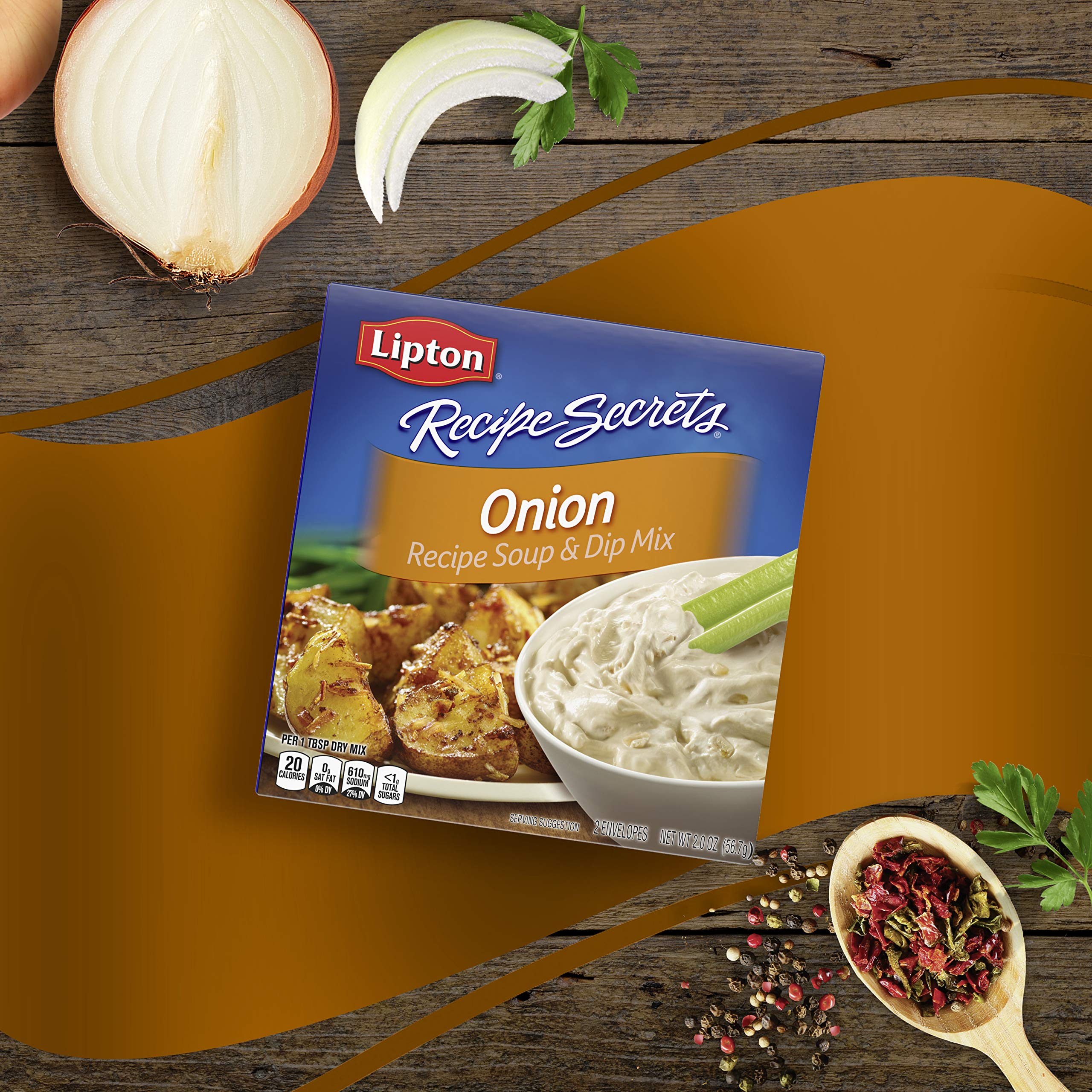Lipton Recipe Secrets Soup and Dip Mix For a Delicious Meal Onion ...