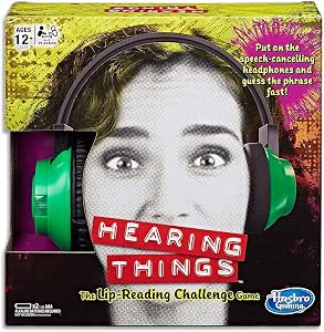 Amazon.com: Hasbro Hearing Things Game : Hasbro: Toys & Games