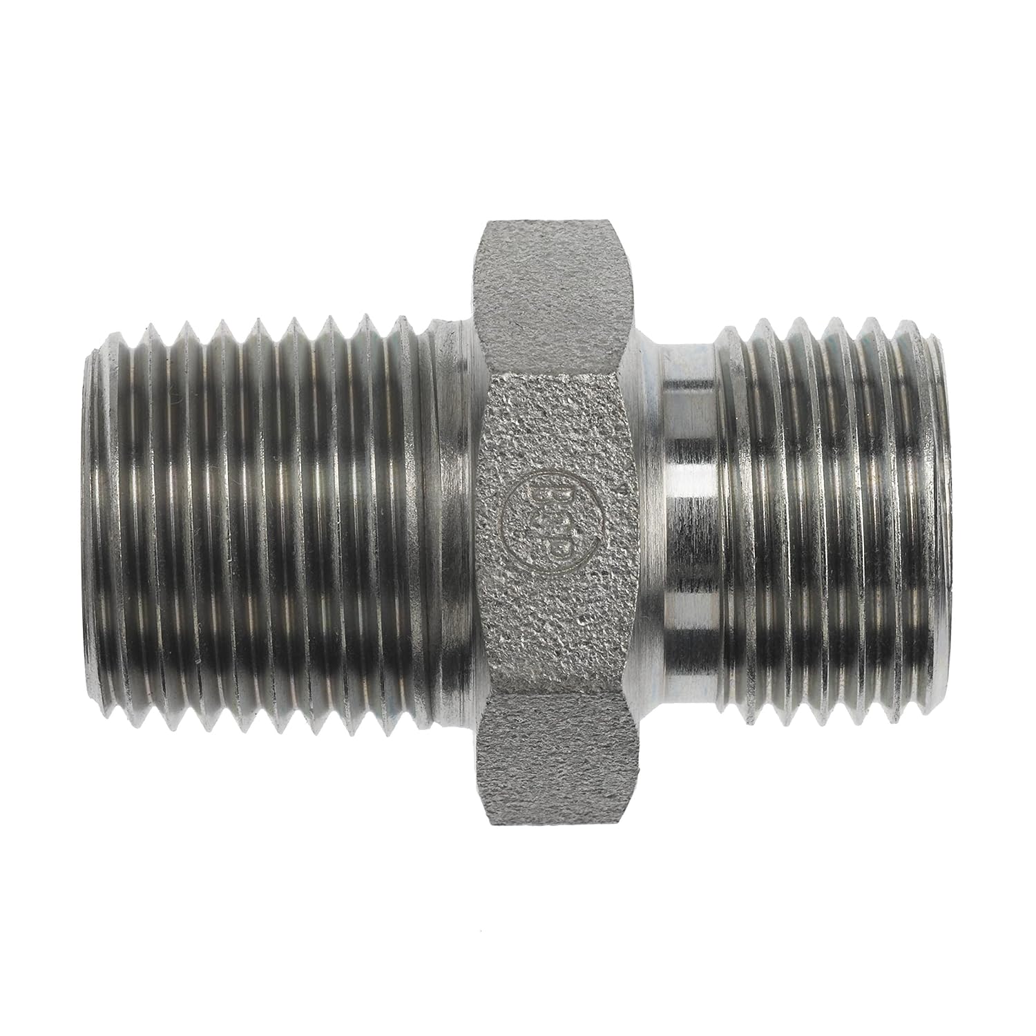 Brennan Industries 7032-04-04 Steel Straight Nipple Conversion Adapter ...