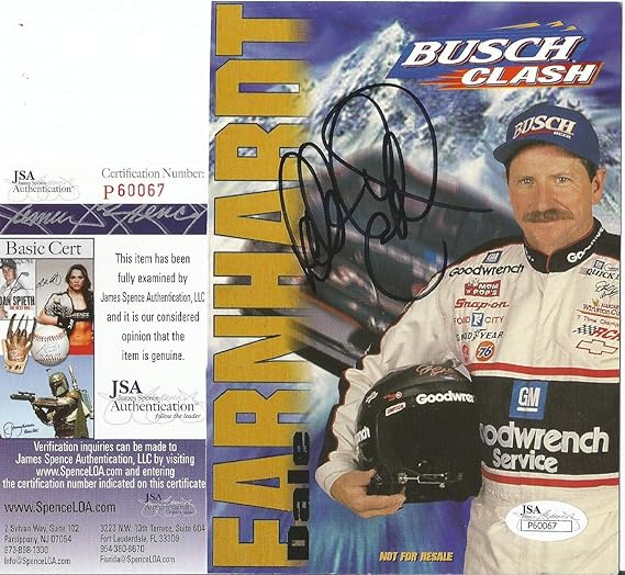 Dale Earnhardt Sr. Autographed Picture - Legend 5x7 W coa Authentic ...
