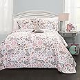 Amazon.com: Lush Decor Pixie Fox Reversible Quilt Set, 3 Piece Set ...
