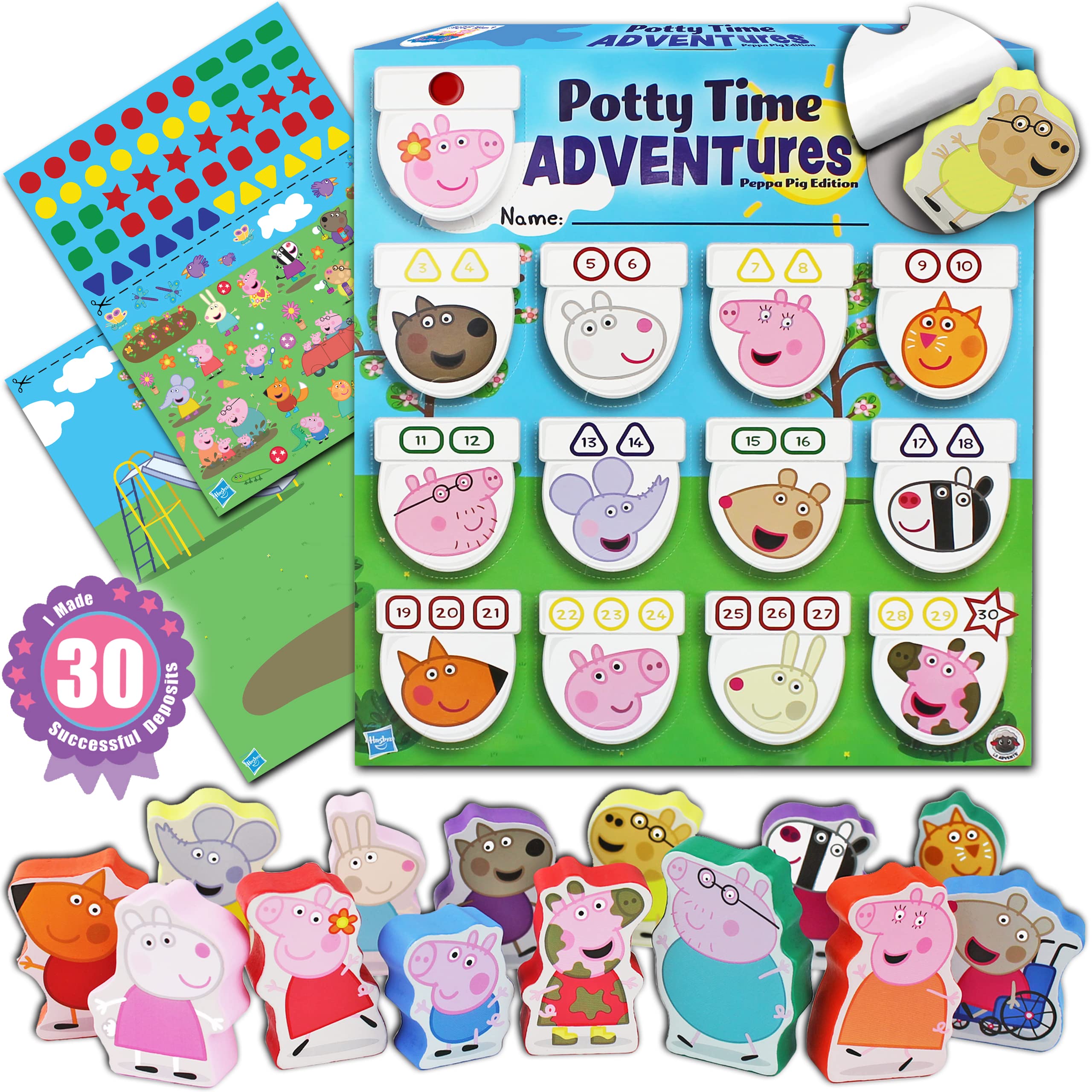 Mua Potty Time Adventures Potty Training Chart by Lil ADVENTS - Peppa ...