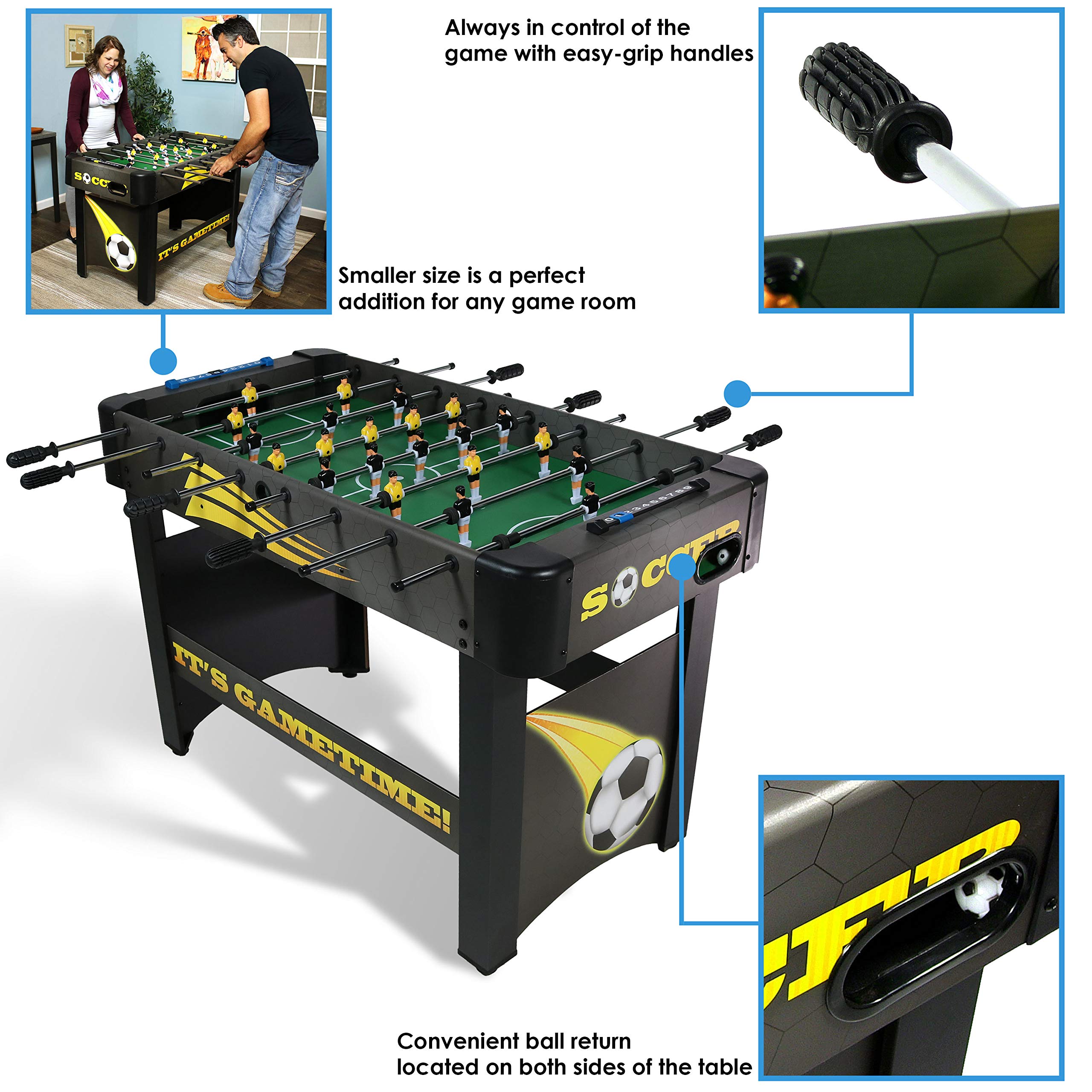 Mua Sunnydaze 48-Inch Foosball Table for Home, Game Room with 2 Balls ...