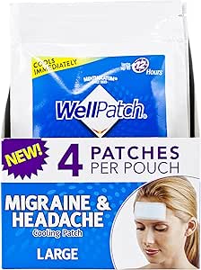 Amazon.com: WellPatch Migraine & Headache Cooling Patch - Drug Free ...