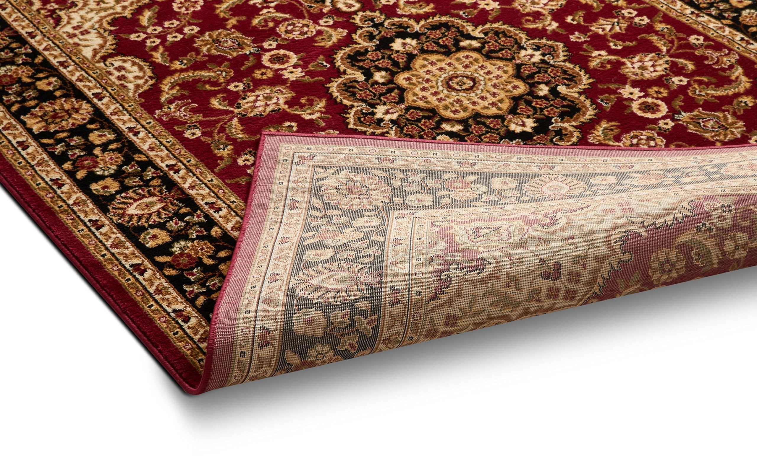 Well Woven Barclay Medallion Kashan Red Traditional Area Rug 9'3'' X 12'6''