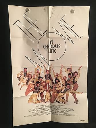 A Chorus Line 1985 Original Vintage One Sheet Movie Poster, Michael ...