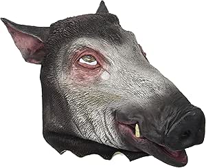 Amazon.com: Deluxe Latex Wild Boar Mask: Toys & Games