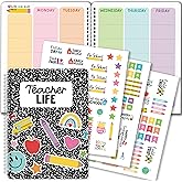 Amazon.com : Colorful Undated Teacher Planner 2024-2025 - Homeschool ...