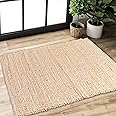 Amazon.com: Chardin home Jute Rugs Collection- 2x3 Feet Jute Braids Rug ...