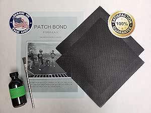 Trampoline Mat Repair Kit - Repair Holes or Tears -Glue on Patches ...
