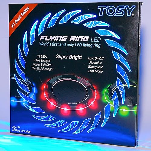 TOSY Flying Ring - 16 Million Color RGB or 12 LEDs, Super Bright, Lost ...