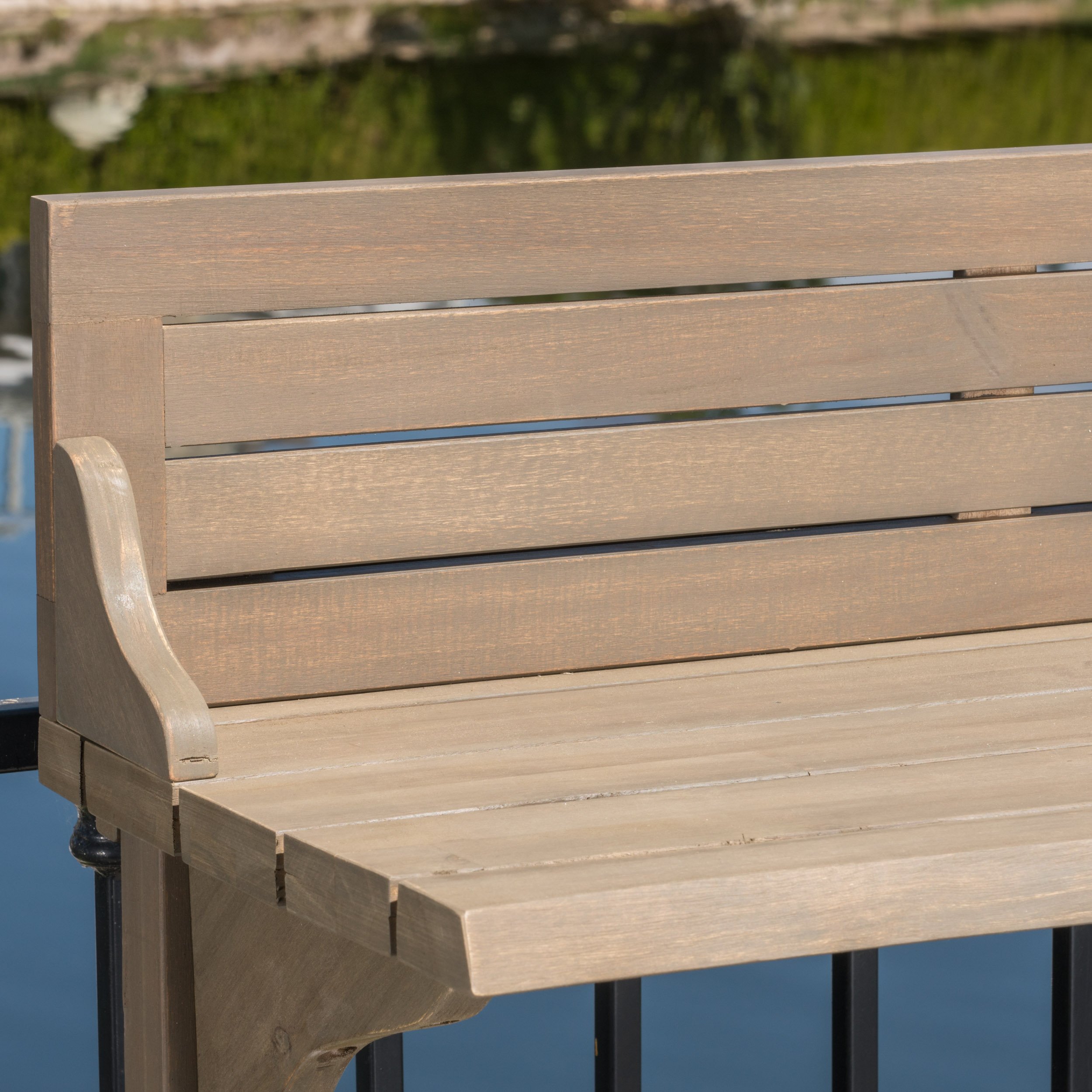 Mua Christopher Knight Home Caribbean Outdoor Acacia Wood Balcony Bar ...