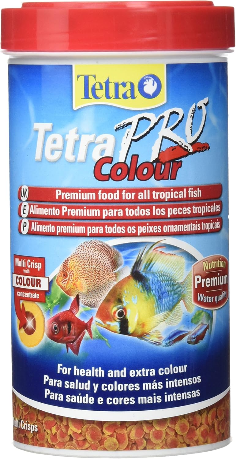 Tetra Pro Colour Fish Food, Complete Premium Food for All Tropical Fish ...