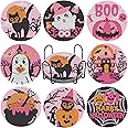 Amazon.com: Cheerupp 8 Pcs Halloween Pink Absorbent Diamond Art ...