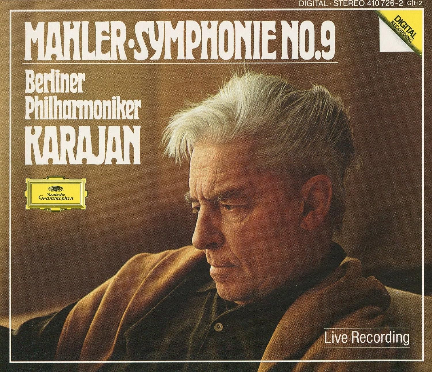 Mahler, Karajan, Berlin Philharmonic Orchestra - Symphony 9 - Amazon ...