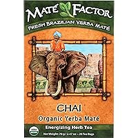 Amazon.com : The Mate Factor Organic Yerba Mate Tea Chai -- 20 Tea Bags ...