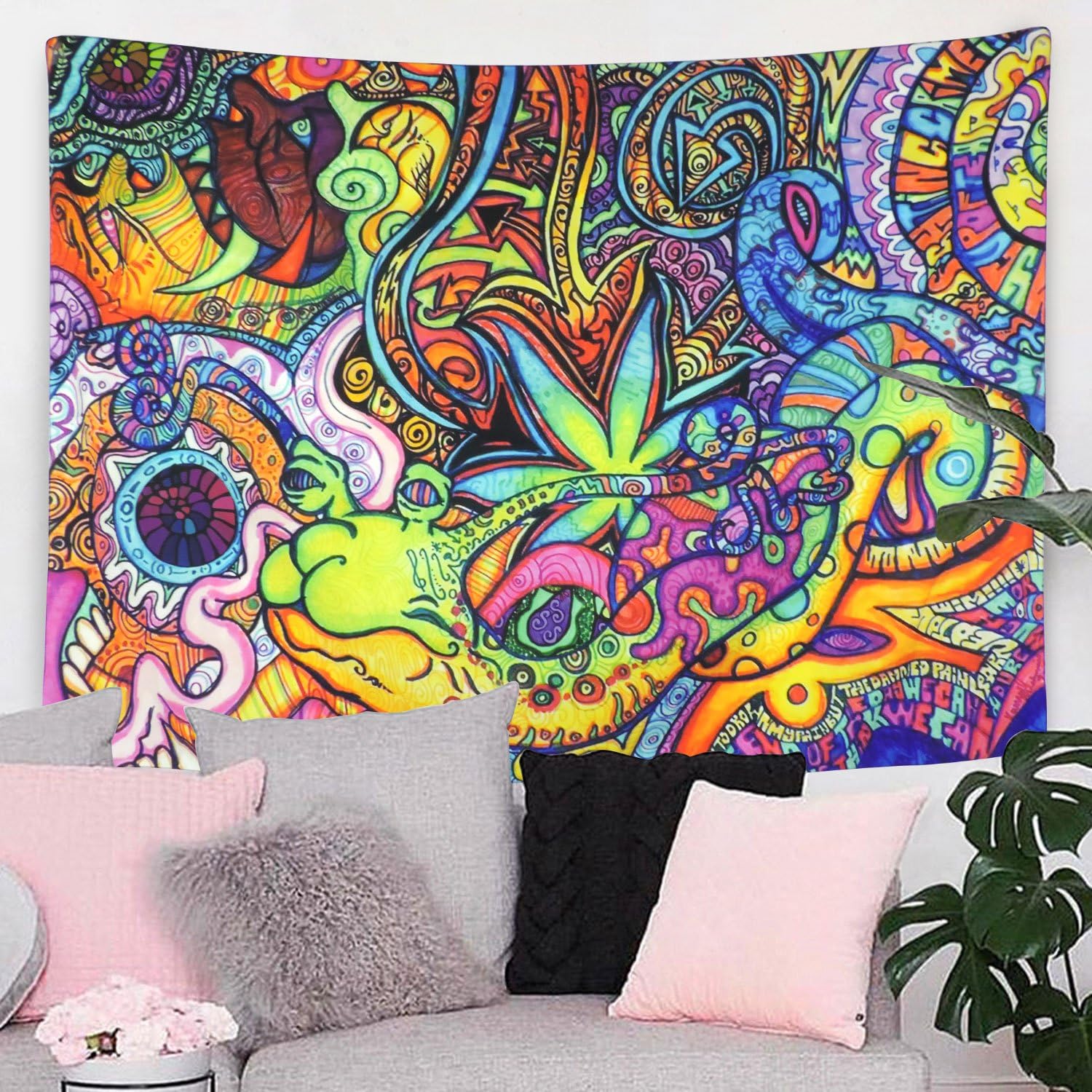 Amazon.com: Sumner Tapestry Colorful Tapestry Landscape Tapestry Ethnic ...