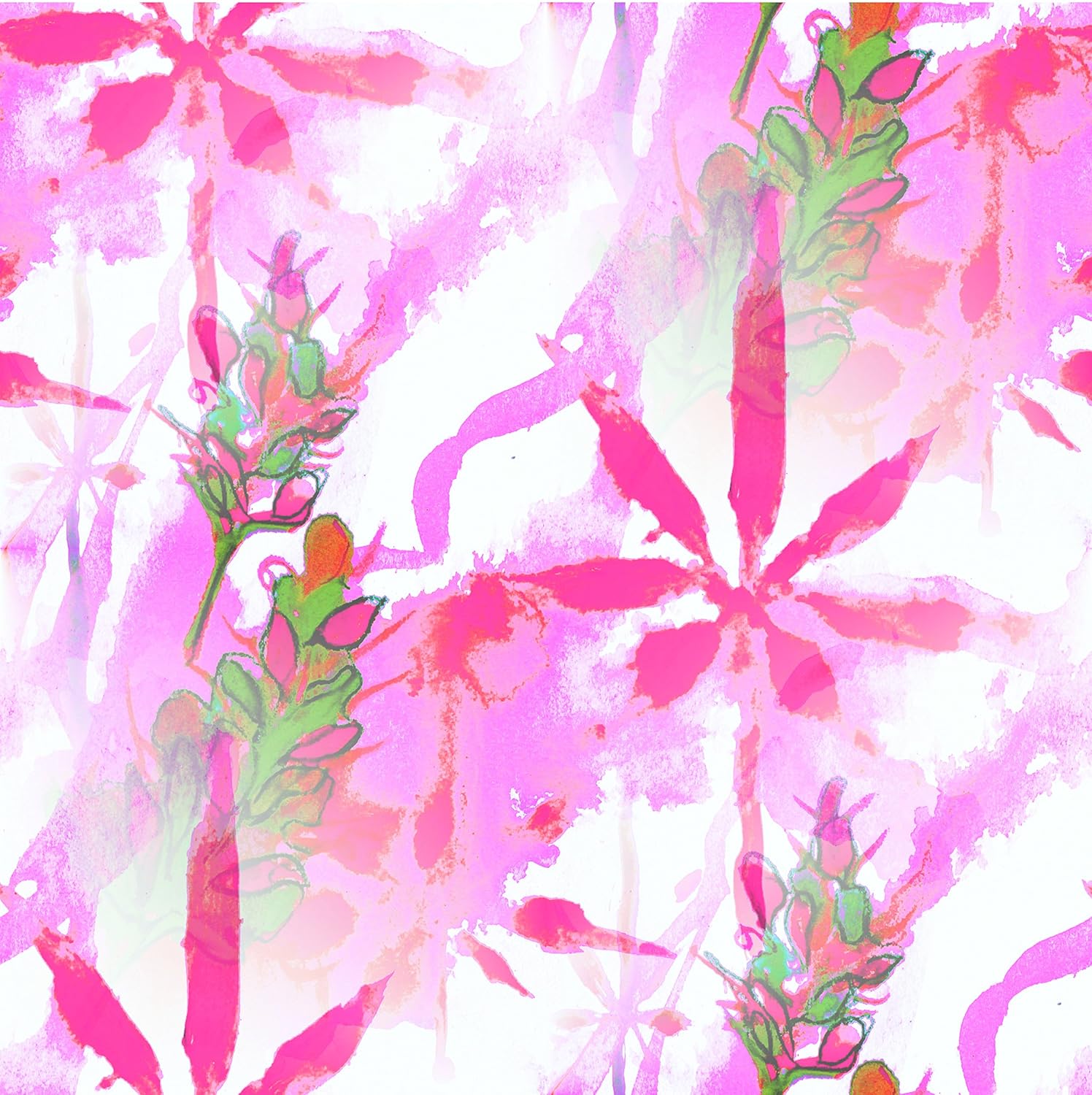 Amazon.com: "Pink Kush" marijuana art print: Handmade