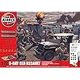 Amazon.com: Airfix D-Day Sea Assault 1:72 WWII Military Diorama Plastic Model Gift Set A50156A ...