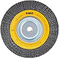 DEWALT DW4906 8-Inch Crimped Bench Wire Wheel, 5/8 Arbor, Medium Face ...