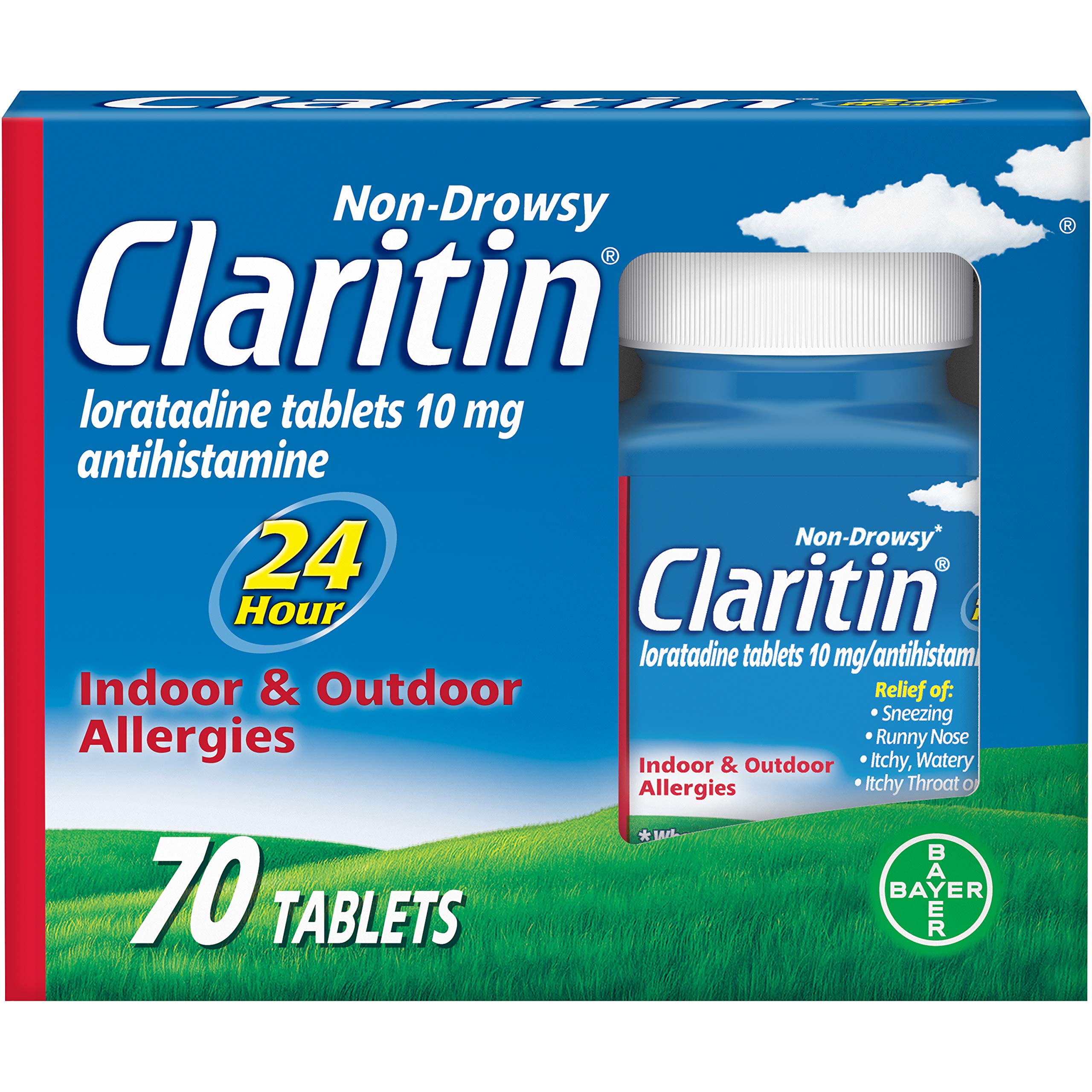 Mua Claritin 24 Hour Allergy Medicine, Non-Drowsy Prescription Strength ...