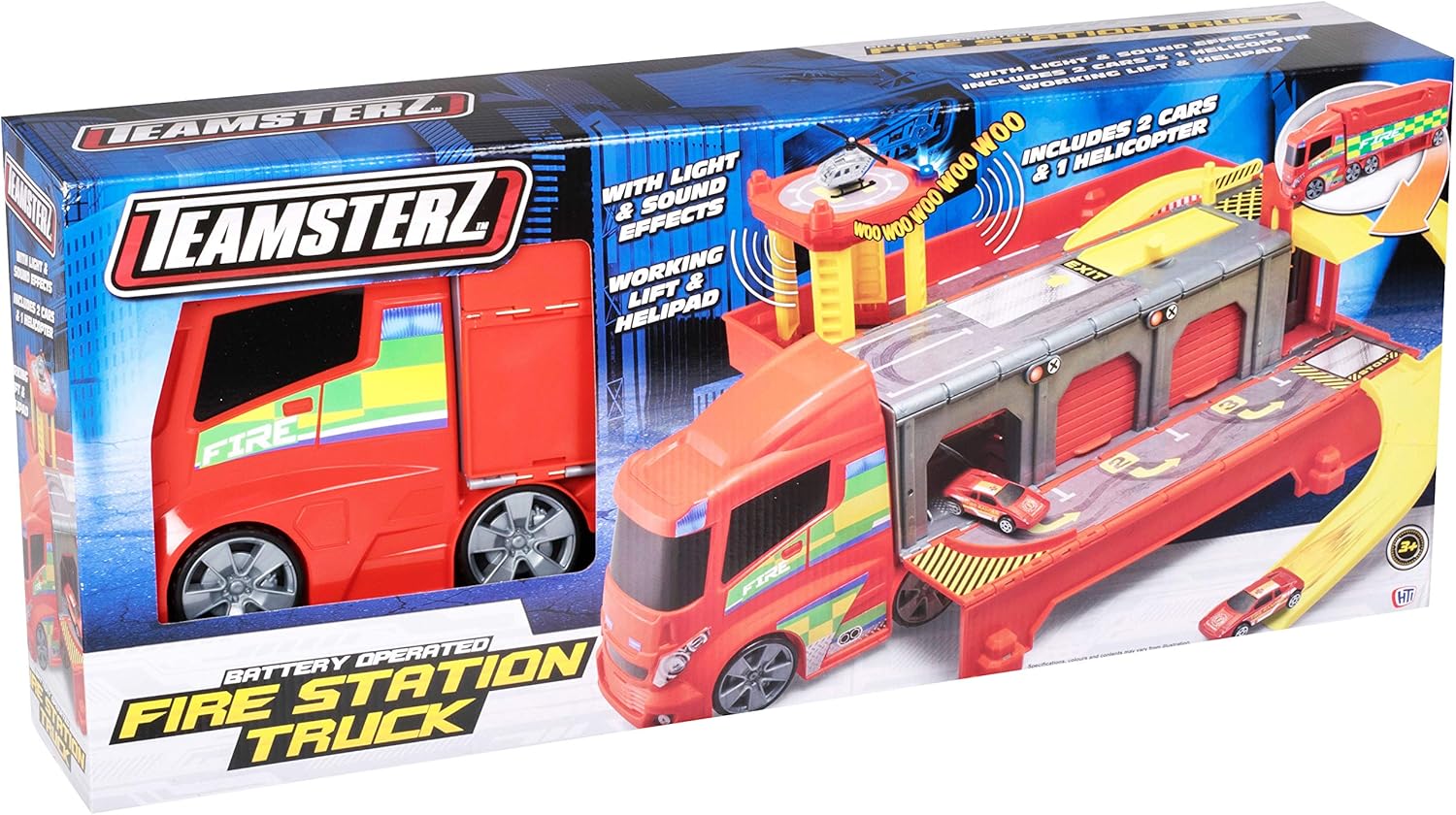 Teamsterz 1416429 Fire Station Truck – BigaMart
