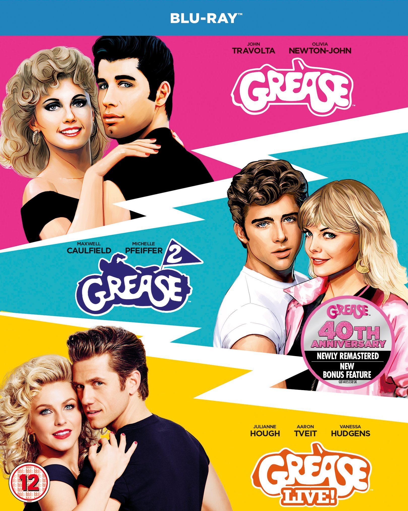 Mua Grease 40th Anniversary Triple (Grease - Grease 2 - Grease Live ...