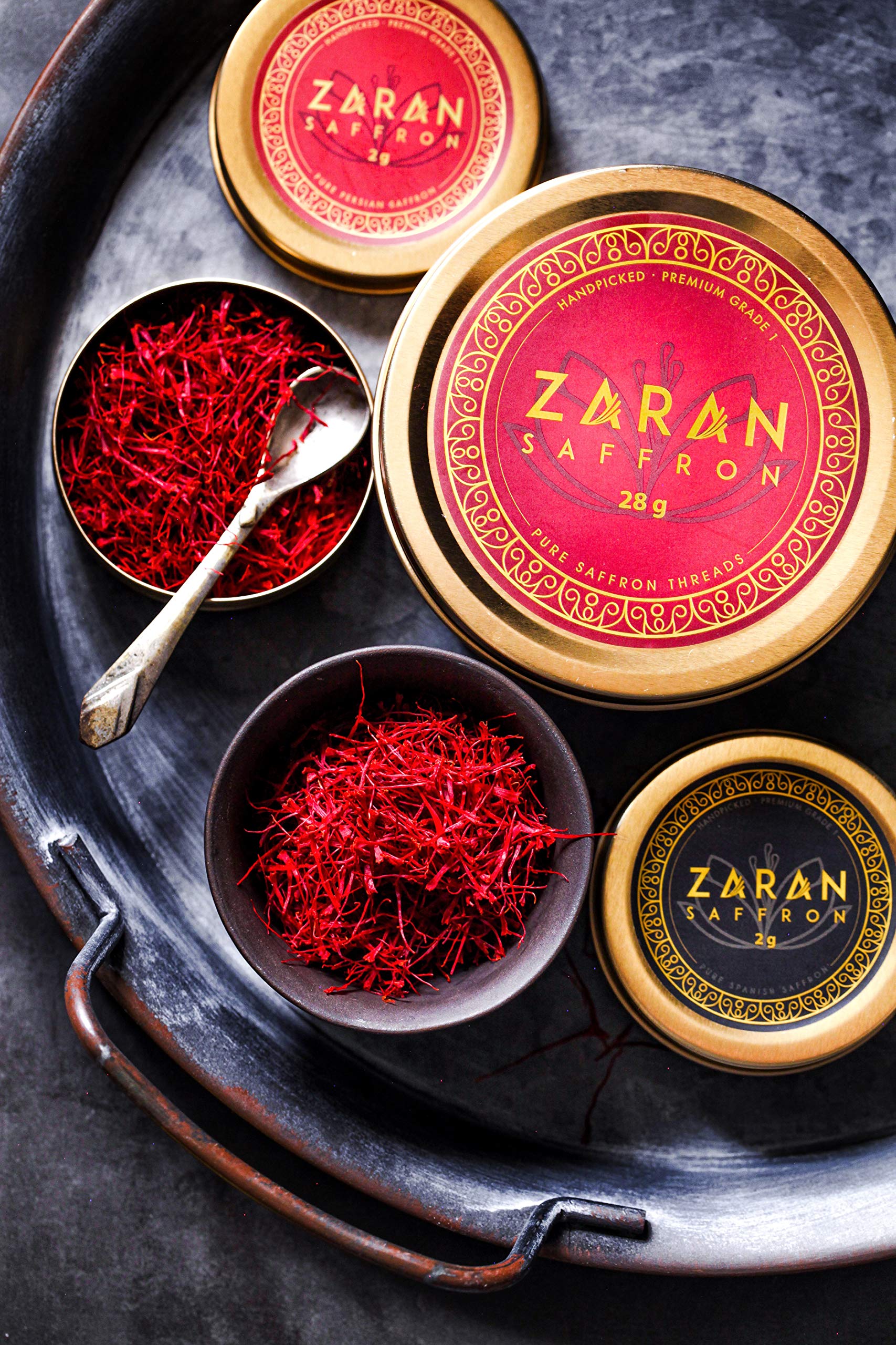 Zaran Saffron, Superior Saffron Threads (Premium) All-Red Saffron Spice ...