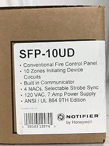 Amazon.com: Notifier SFP-10UD - 10 Zone Fire Control Panel (Complete ...