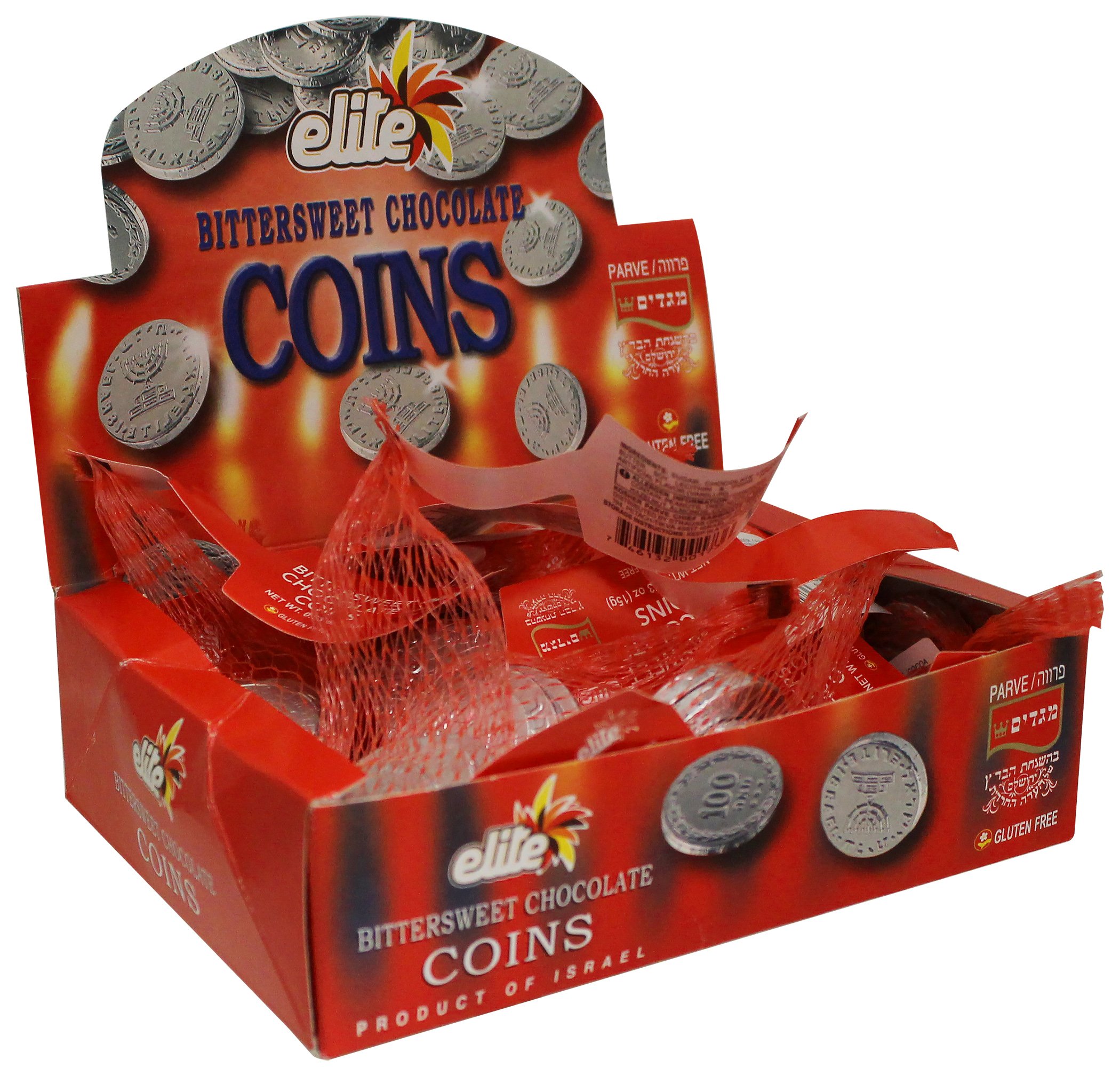 Amazon.com : Elite Milk Chocolate Gold Coins (Pack of 36 bulk pack ...
