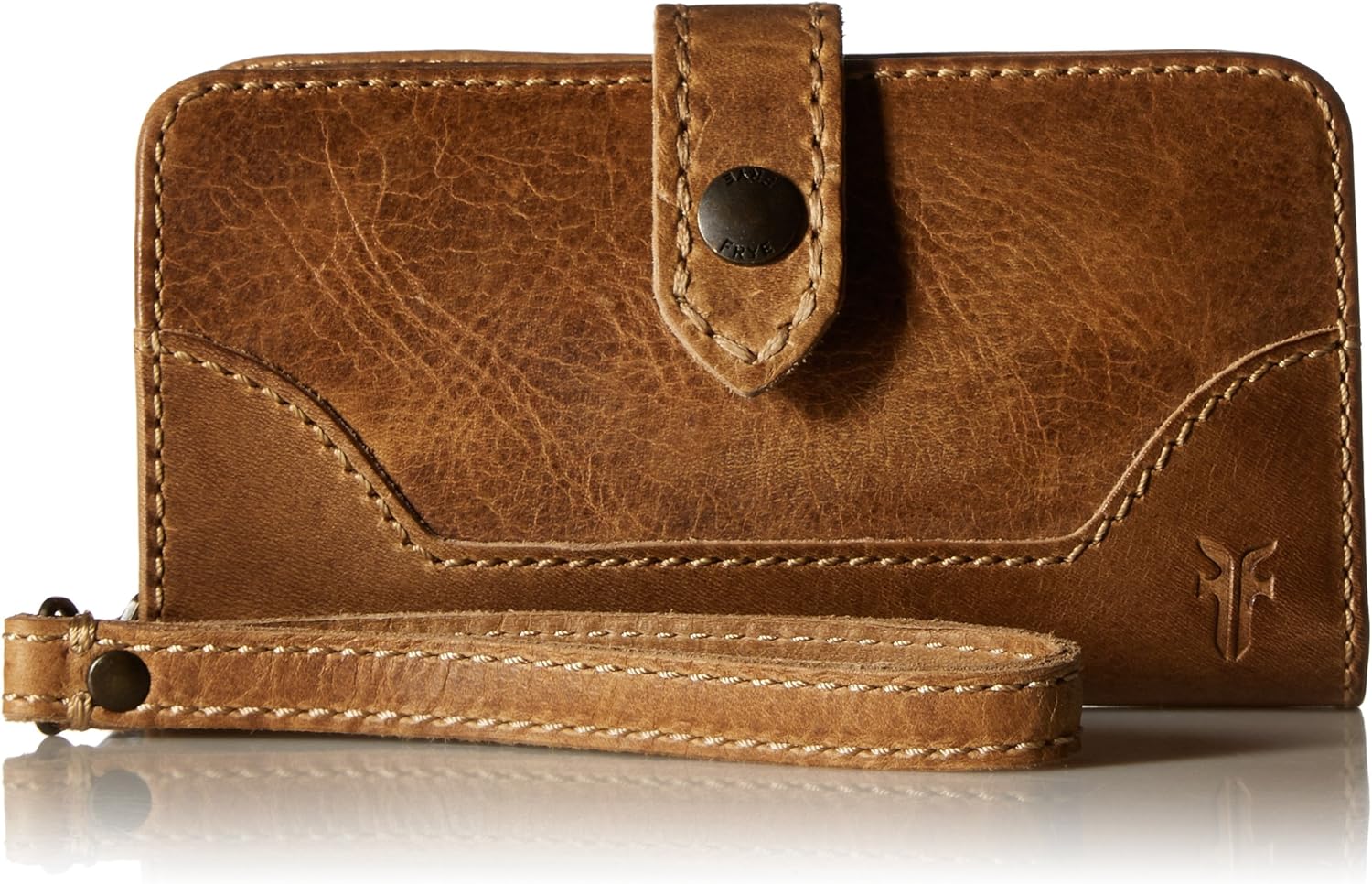 FRYE Melissa Phone Wallet, Beige: Handbags: Amazon.com