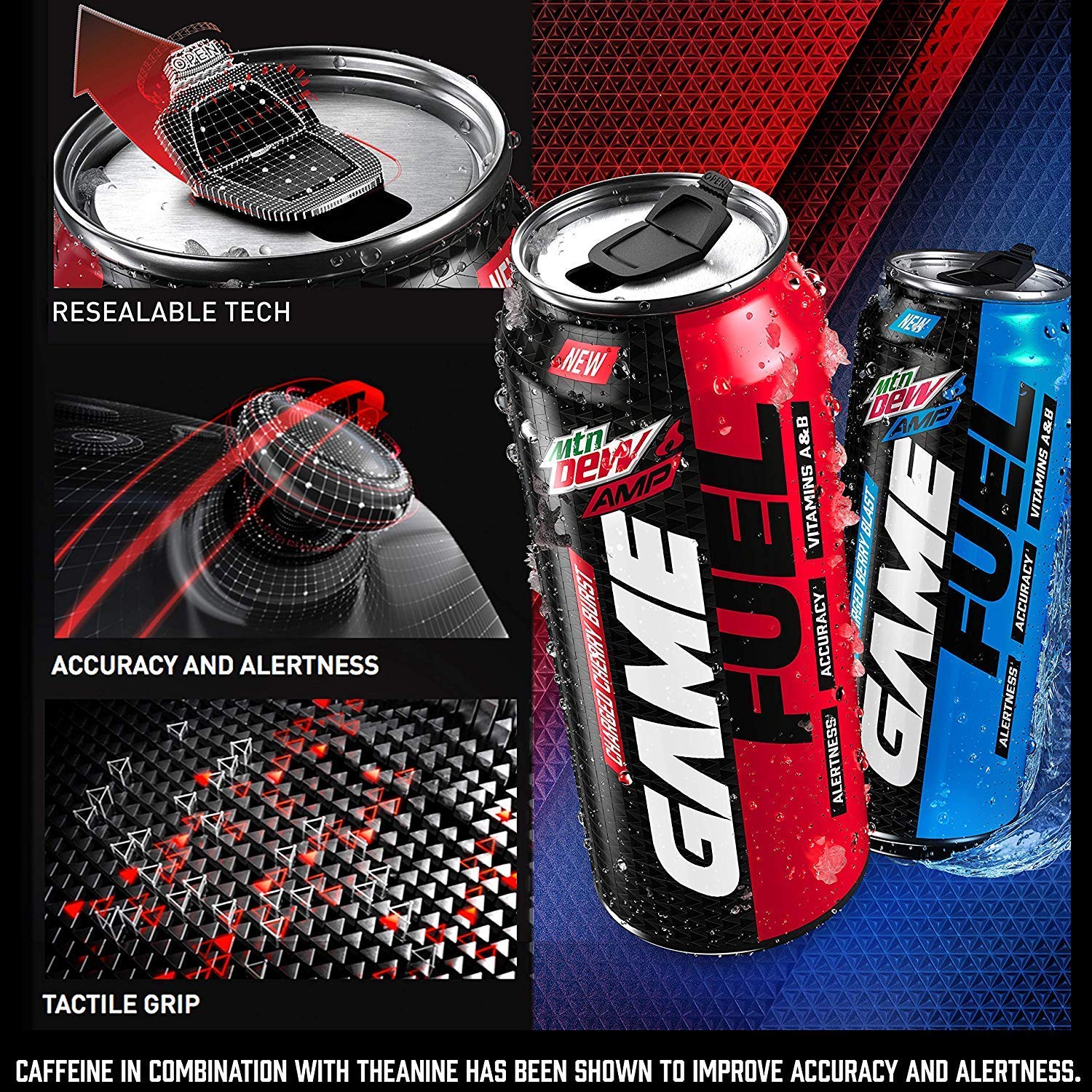 Mua Mountain Dew Game Fuel, 3 Flavor Variety Pack, 16 fl oz. cans (12 ...