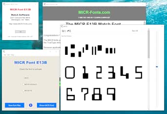 Amazon.com: MICR Font E13B App [Download] : Software