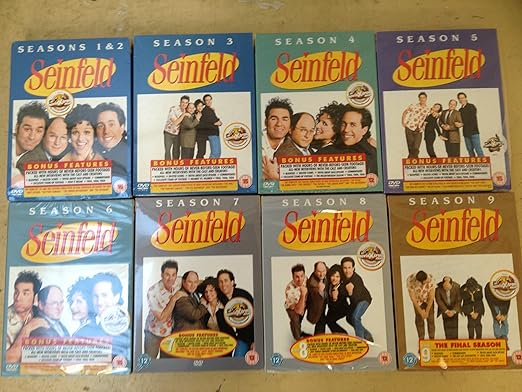 Seinfeld Complete Collection: Season 1, 2, 3, 4, 5, 6, 7, 8 and 9 DVD ...
