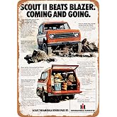 Amazon.com: RetroRust 10 x 14 METAL SIGN - 1961 International Scout ...