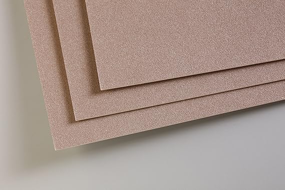 Clairefontaine PastelMat 50 x 70 cm Sheets, 360 g, Brown, 5 Sheets ...