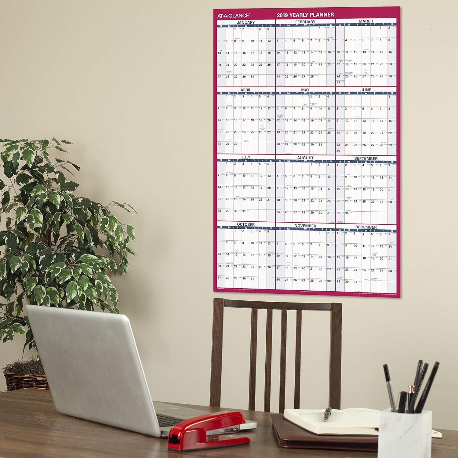 Office 48 x 32 ACCO Brands PM3262819 Reversible Jumbo PM32628 Erasable ...