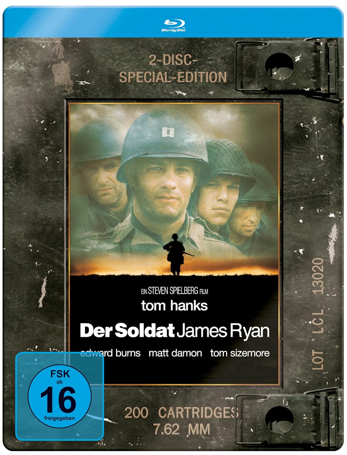 Der Soldat James Ryan limited Steelbook Edition Blu-ray: Amazon.de: Tom Hanks, Tom Sizemore ...