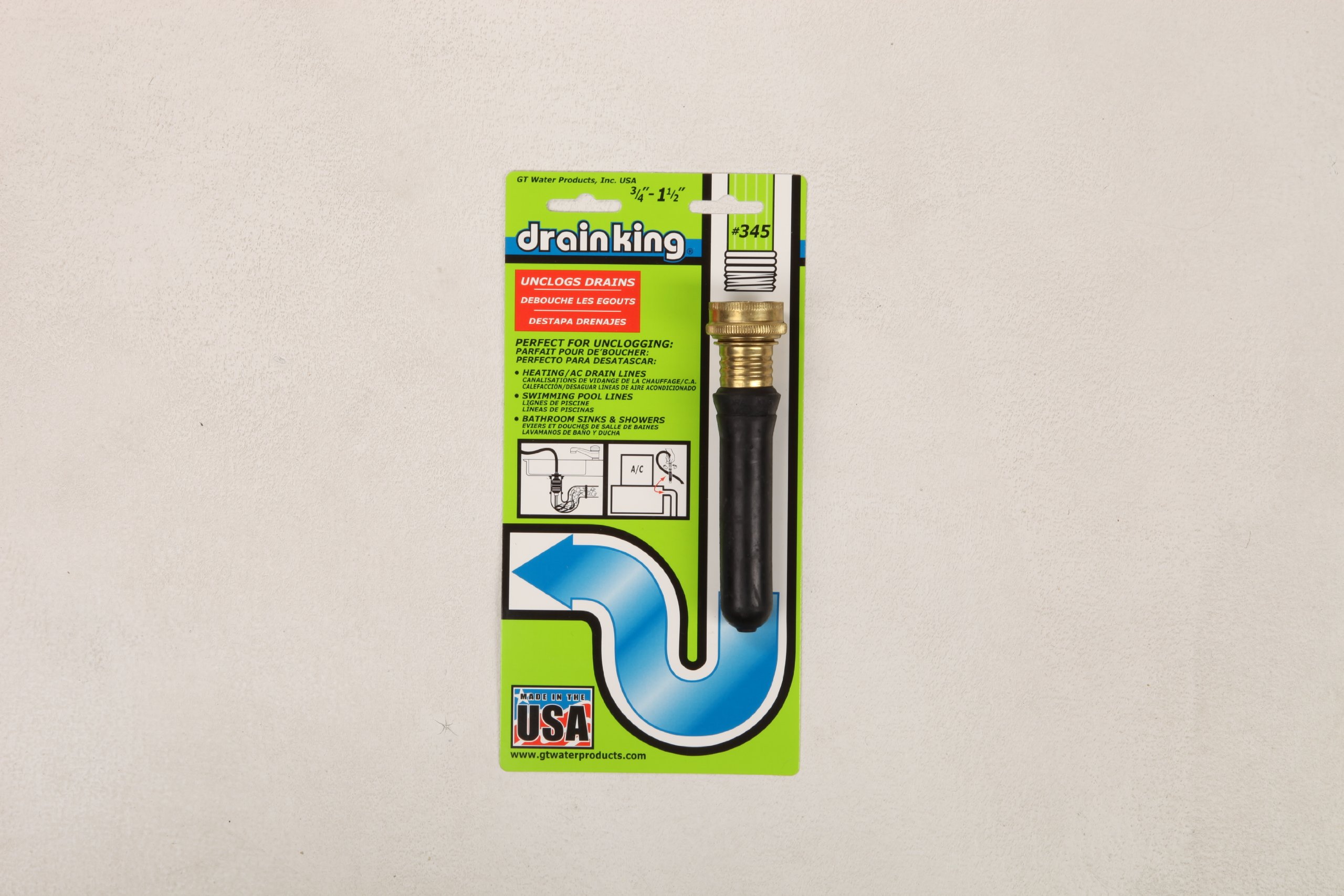 Mua Drain King 345 Unclogs Bathroom Sinks, HVAC Condensation Drain, and ...