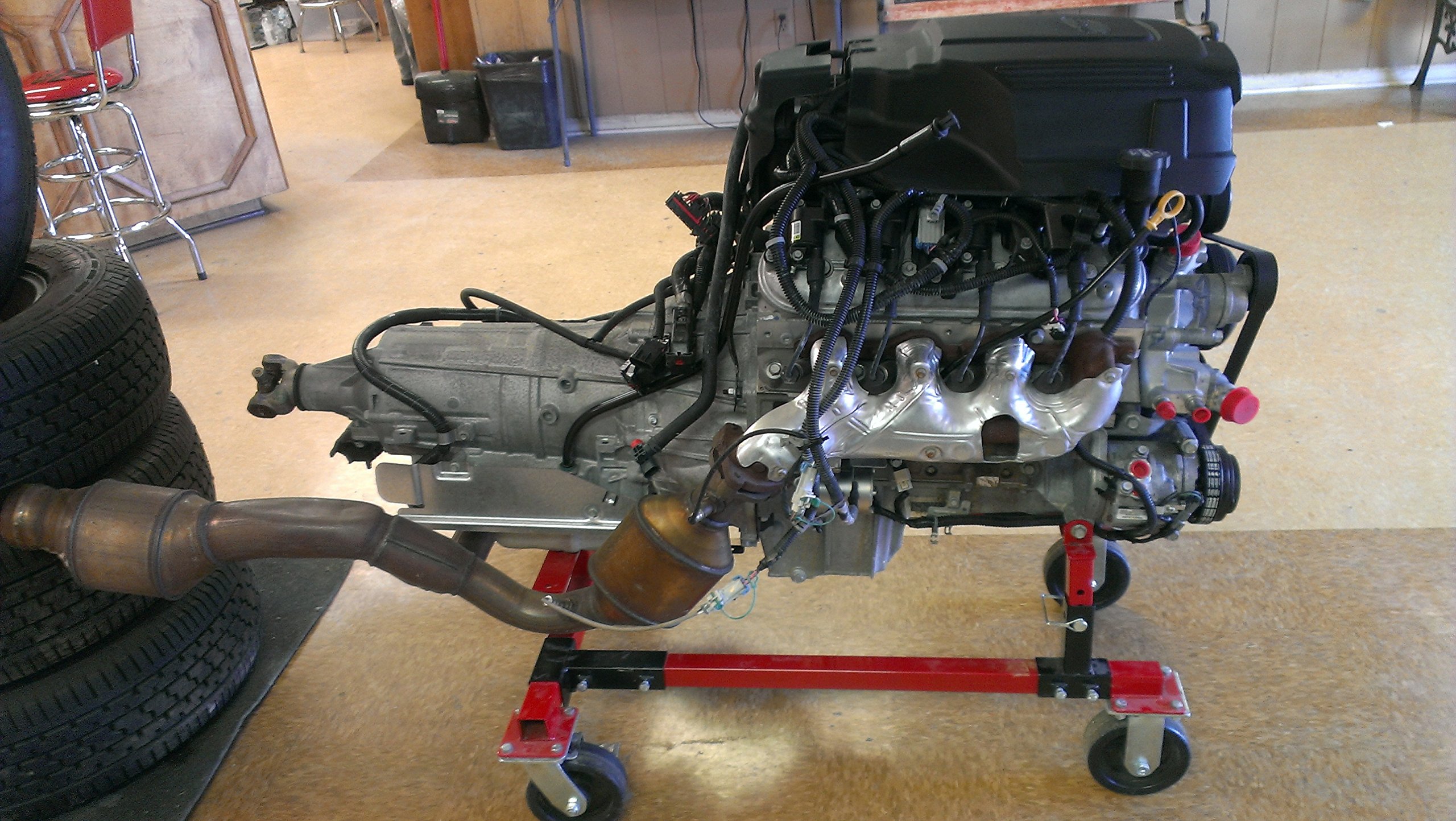 Easy-Run Engine Dolly / Cradle 6" Caster Set with Automatic Trans ...